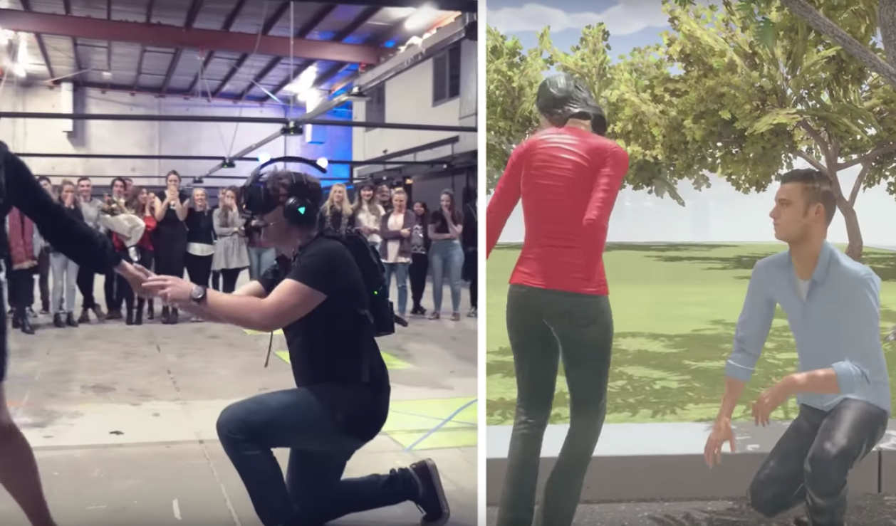 Guy Proposes To Girlfriend In A Custom Made Virtual Reality Game - Yodoozy®